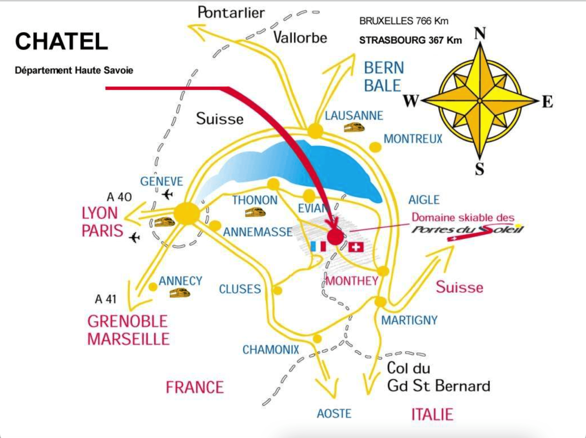 Louez votre chalet de montagne à Châtel
